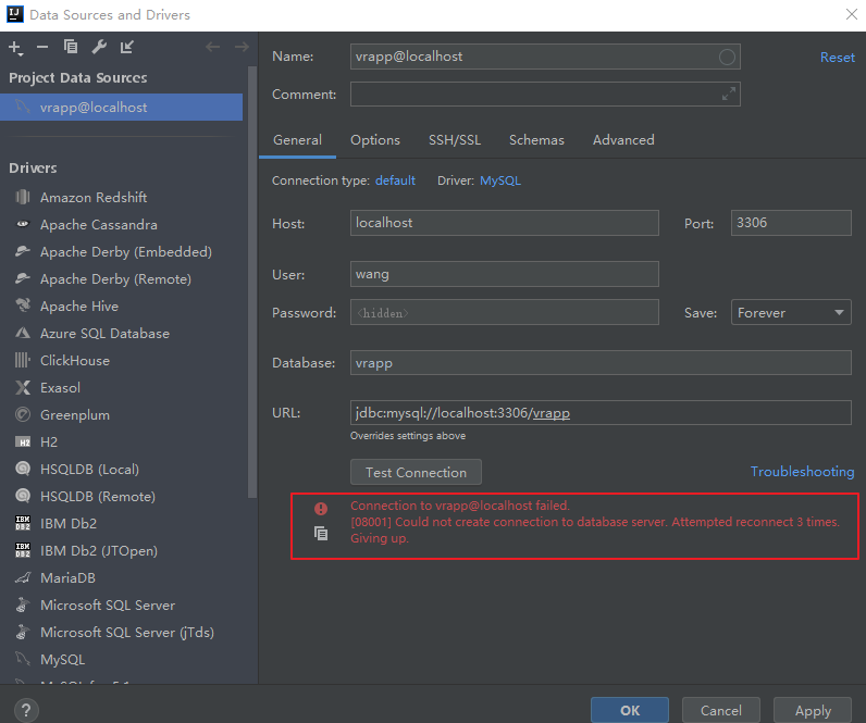 Idea链接mysql数据库的坑idea Pojo Failed To Connect To Mysql Databaseplea Csdn博客
