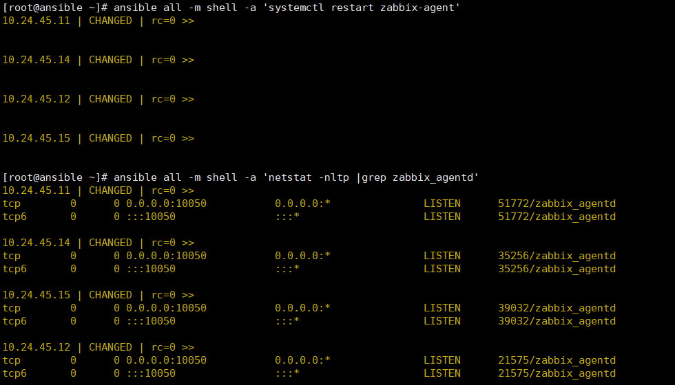 ansible批量部署zabbix-agent_就是借助 ansible 批量安装 zabbix-agent 客户端实现自动注册 完成批量监控服务器-CSDN博客