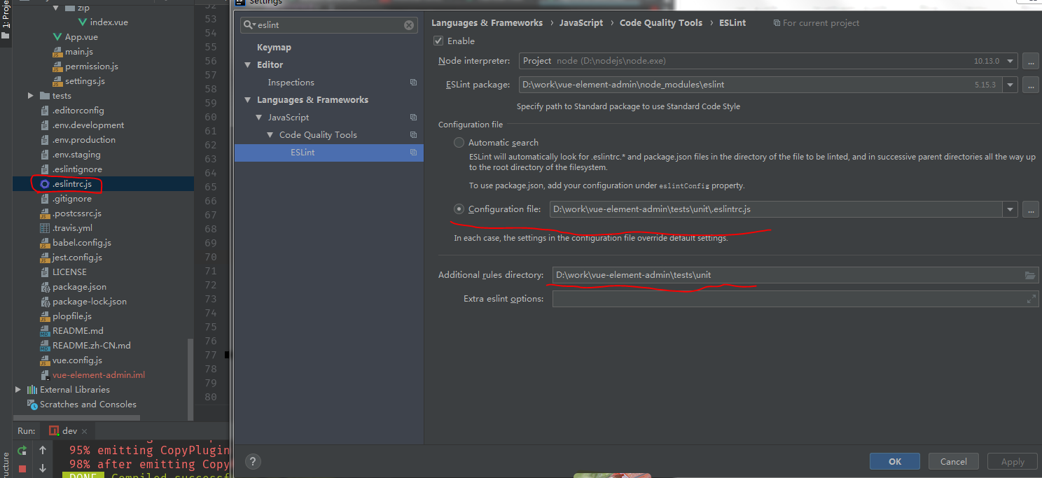 idea中配置eslint 和javascript版本_idea 社区版本 eslint配置-CSDN博客