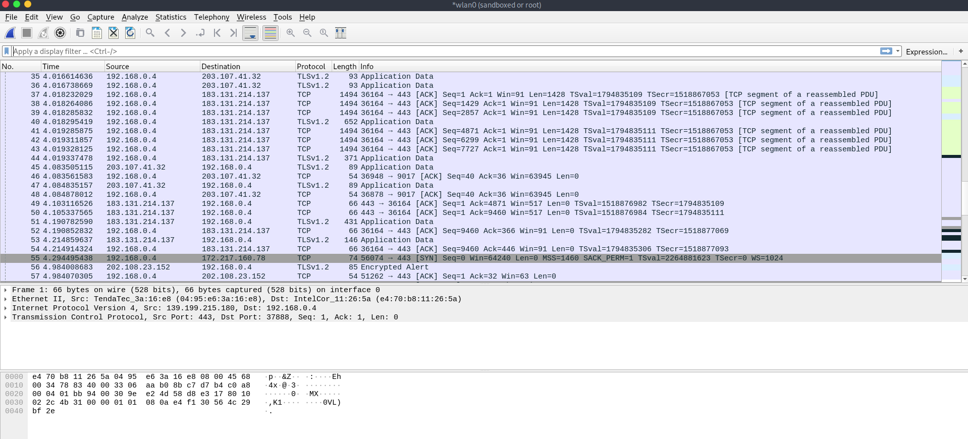 Wireshark的使用_wireshark length-CSDN博客