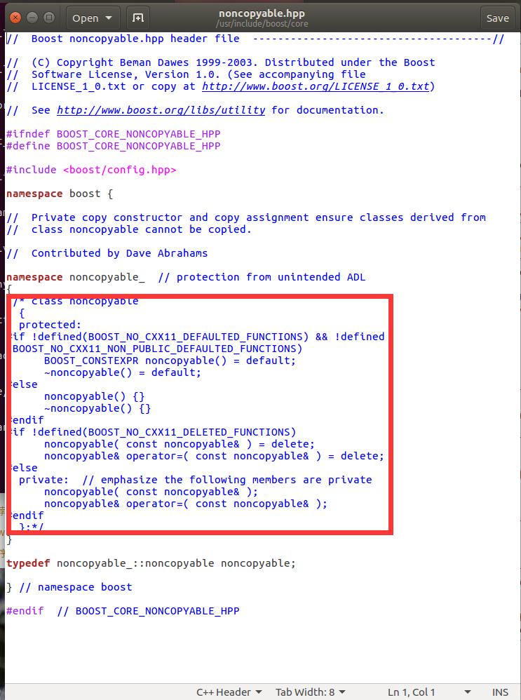 CLM_framework编译报错error:redefinition of ‘class boost::noncopyable_::noncopyable’_boost ...