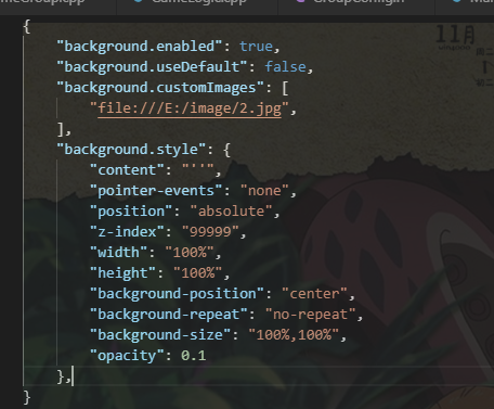 Visual Studio Code to set a custom background image - Programmer Sought