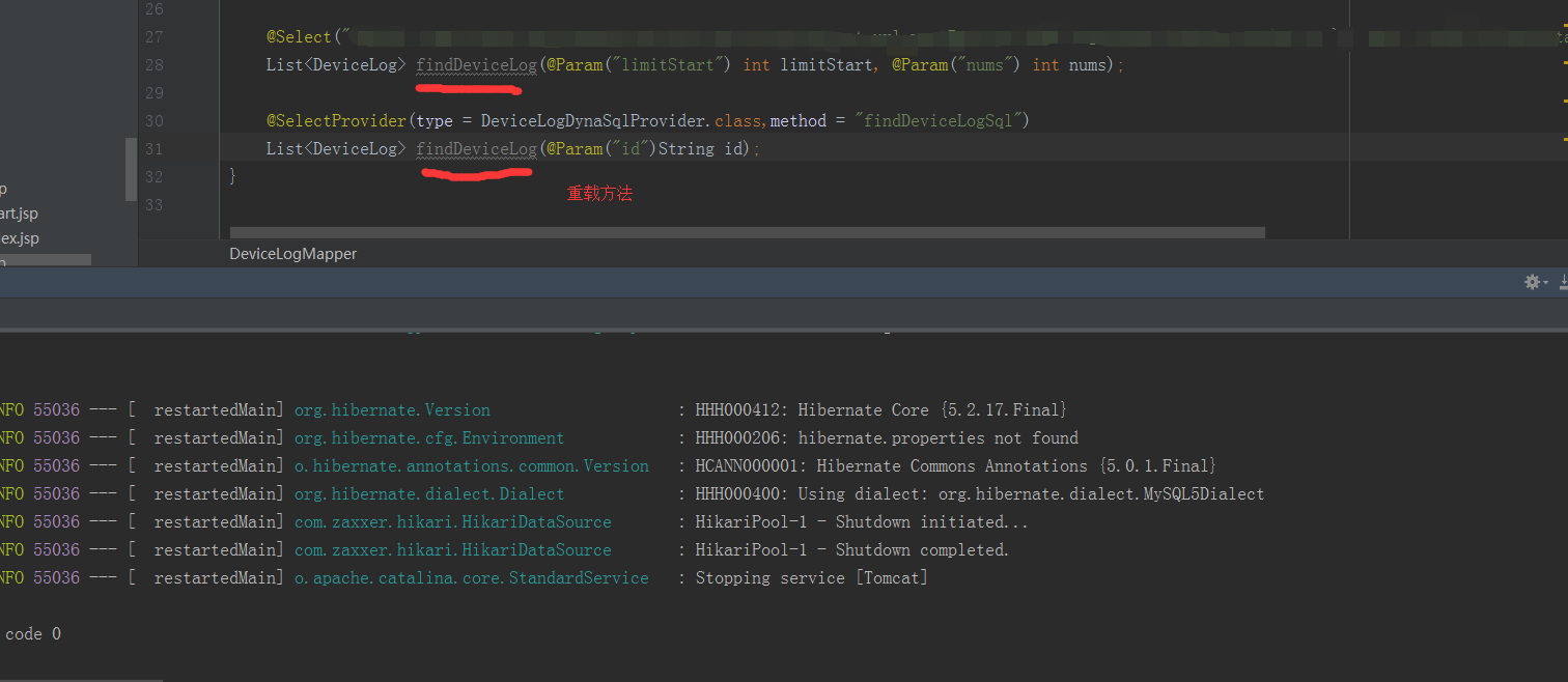 springboot mybatis @SelectProvider注解实现动态sql 启动失败HikariPool-1 - Shutdown initiated,没有提示具体报错原因 ...