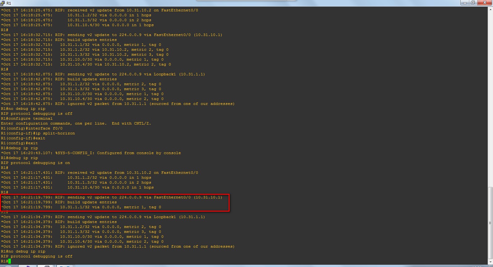 rip水平分割实验-GNS3网络模拟器-数据通信技术_gns3关闭端口的水平分隔-CSDN博客
