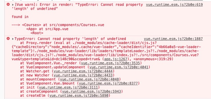VUE中出现 Cannot read property 'length' of undefined 的错误-CSDN博客