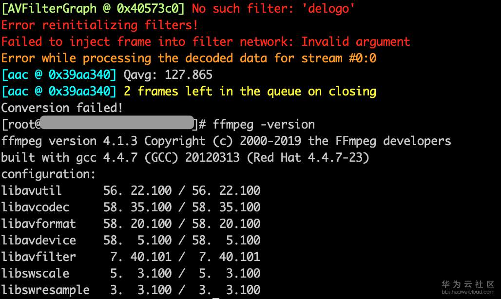 ffmpeg常用指令及介绍（转码 水印 字幕 截图等）_no such filter drawtext ffmpeg 解决-CSDN博客