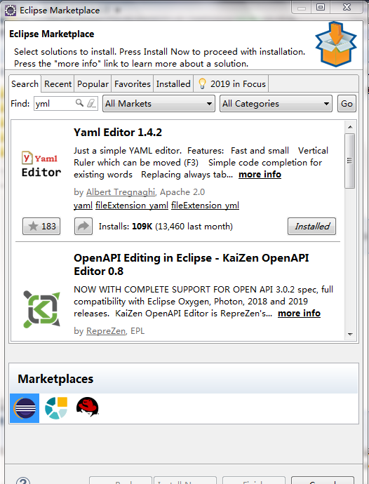 Eclipse yml、zookeeper插件使用_better editor support for '*.yml' files ...