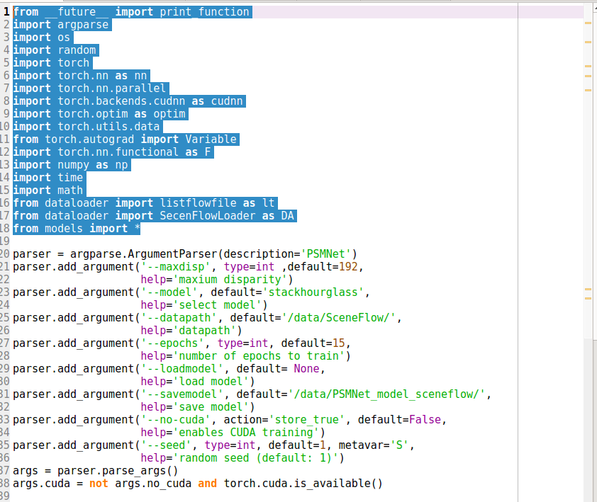PSMNet:Pyramid Stereo Matching Network学习测试笔记01 -- 小问题的小笔记_self.kernel = self.kernel.expand(self ...