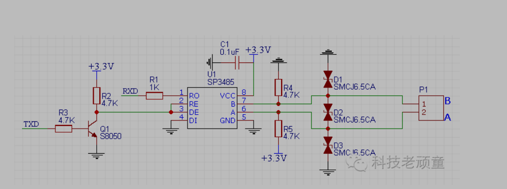 The Hardware Of Rs485 Communication Experiment Based On Stm32f103 Microcontroller Programmer 2484