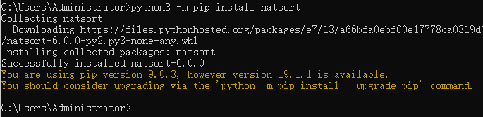 【Python3】import natsort报错找不到这个模块-CSDN博客