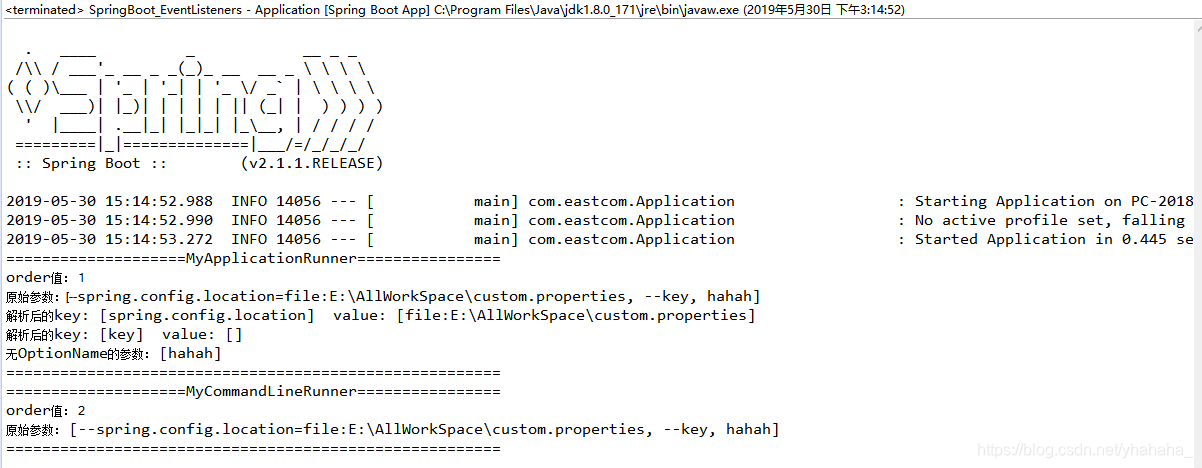 Springboot(二十一)applicationrunner和commandlinerunner实现开机自启 Myapplicationrunner Csdn博客