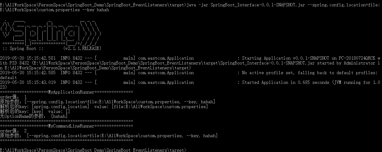 SpringBoot（二十一）ApplicationRunner和CommandLineRunner实现开机自启_myapplicationrunner-CSDN博客
