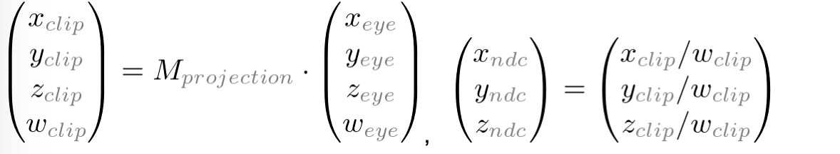 OpenGL中投影矩阵(Projection Matrix)详解_projectionmatrix-CSDN博客
