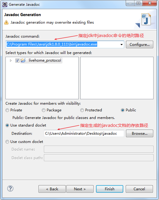 Eclipse中javadoc文档的使用说明_eclipse如何使用javadoc-CSDN博客