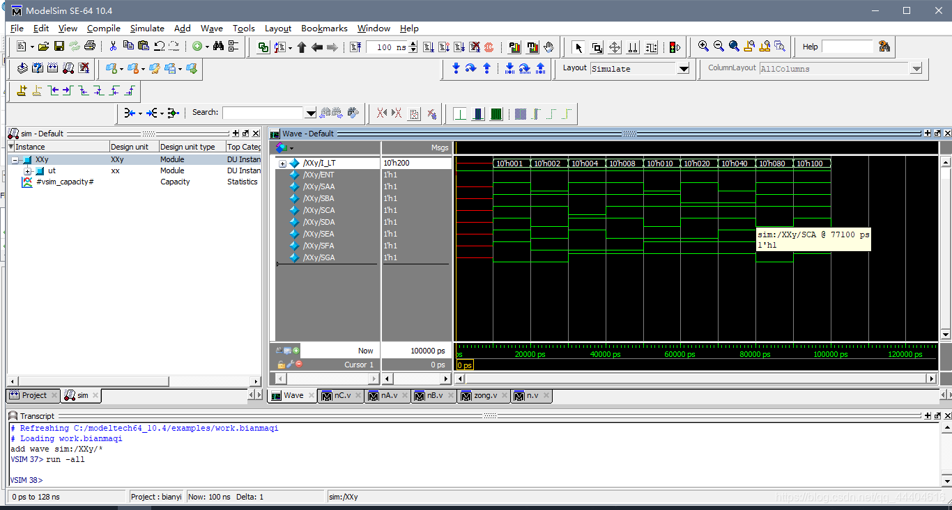 Verilog编码器及七段译码器设计及仿真vivado七段译码器 Csdn博客
