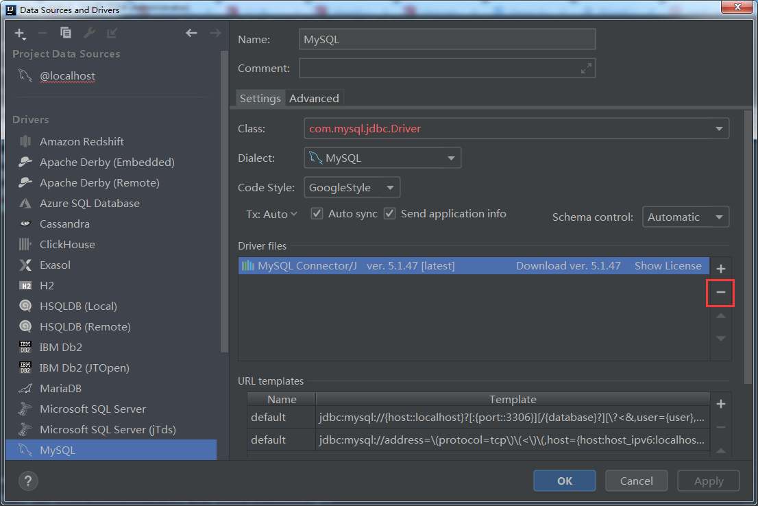 idea中使用Data Source and Drivers时，使用本地Mysql的jar包连接数据库_data sources and drivers-CSDN博客
