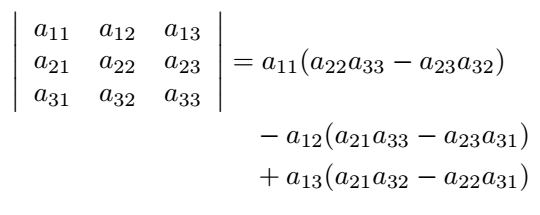 行列式（determinant）_determinant矩阵-CSDN博客