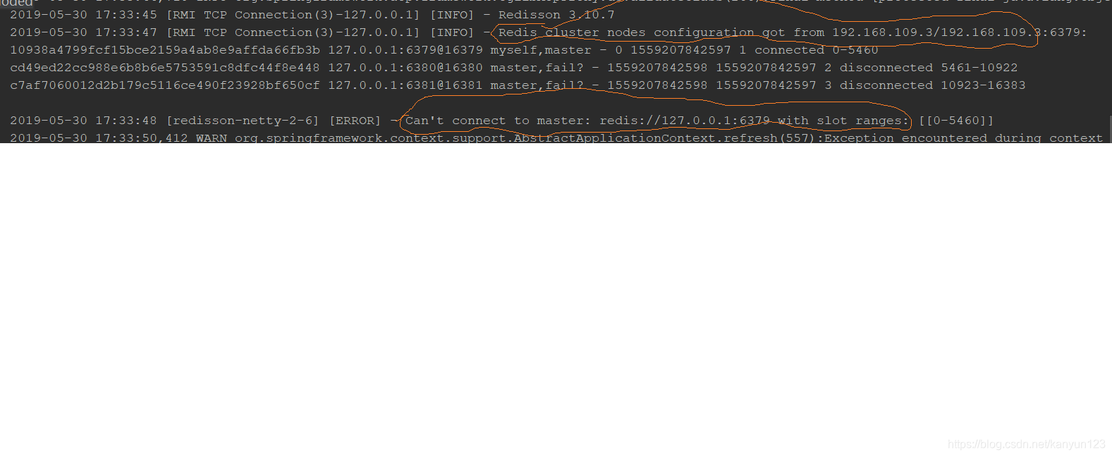Redisson使用报错error Creating Bean With Name Redissonclienterror Creating Bean With Name
