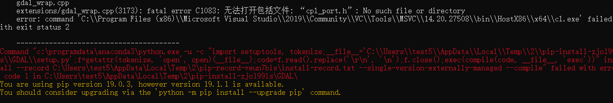 Python Rasterio And Gdal安装error Rasterio Errors Rasterioioerror Bil Not Recogn Csdn博客
