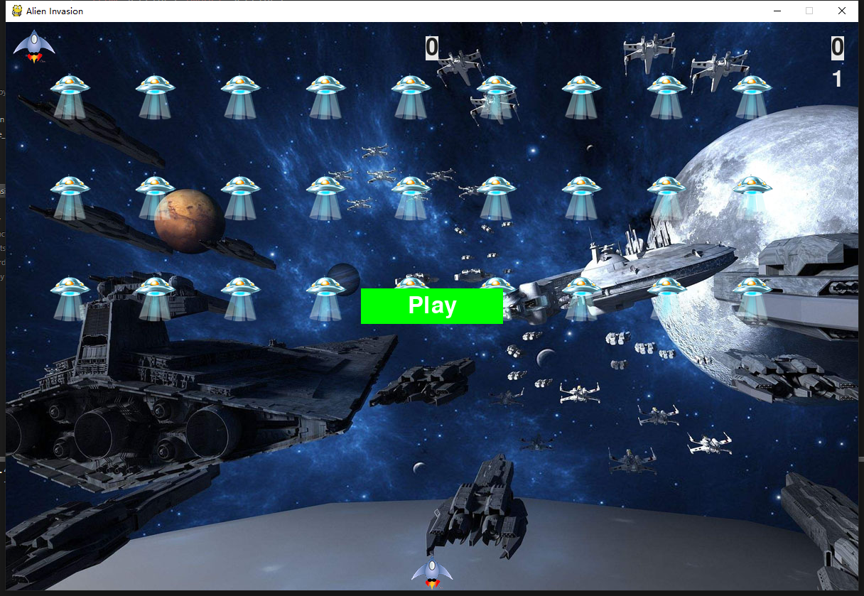 Python 外星人入侵 alien_invasion 代码、注释 + 实现过程 + 电子书_没用的阿_吉的博客-CSDN博客