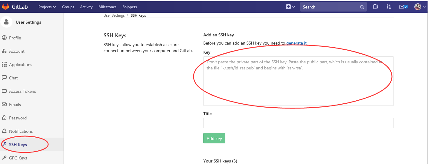 GitLab——Warning: Permanently added '192.168.22.111' (ECDSA) to the list of known hosts ...