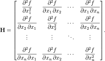 矩阵求导与Hessian矩阵_hessian矩阵怎么求-CSDN博客
