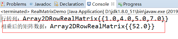 Java中矩阵运算Array2DRowRealMatrix(math3的使用)-CSDN博客