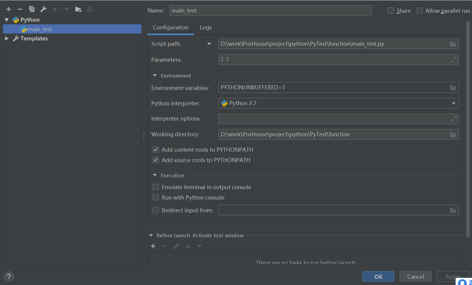 PyCharm 设置主函数传参_pycharm main 传参-CSDN博客
