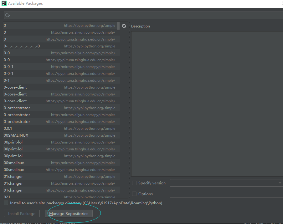 Pycharm中导包失败的，解决方案：更换国内pip镜像源_package repository-CSDN博客