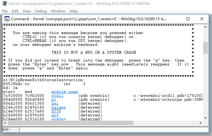 windbg + vmware 内核调试 环境设置_bcdedit debug on boot config data store could be o-CSDN博客