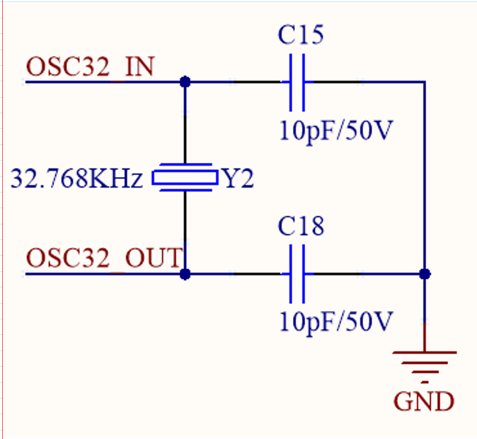 STM32F103RCT6配套晶振8MHz、32.768kHz外周电路推荐_stm32f103晶振电路-CSDN博客