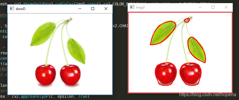【笔记】opencv3 图形处理 轮廓检测 近似多边形、凸包(六) Cv2 Arclength函数 七点来了的博客 Csdn博客