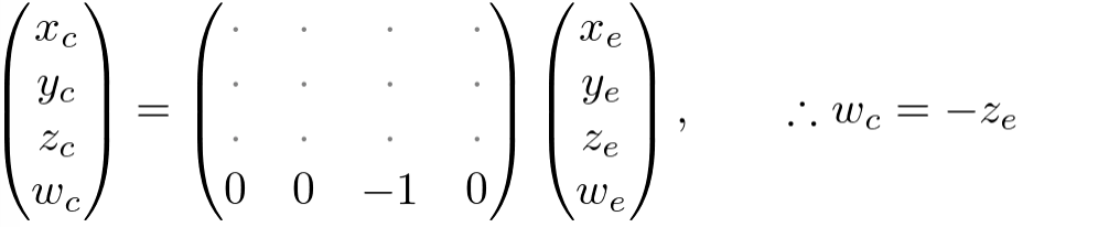OpenGL中投影矩阵(Projection Matrix)详解_projectionmatrix-CSDN博客