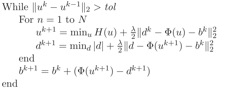 分裂布雷格曼方法--(Split Bregman Method)_split-bregman-CSDN博客
