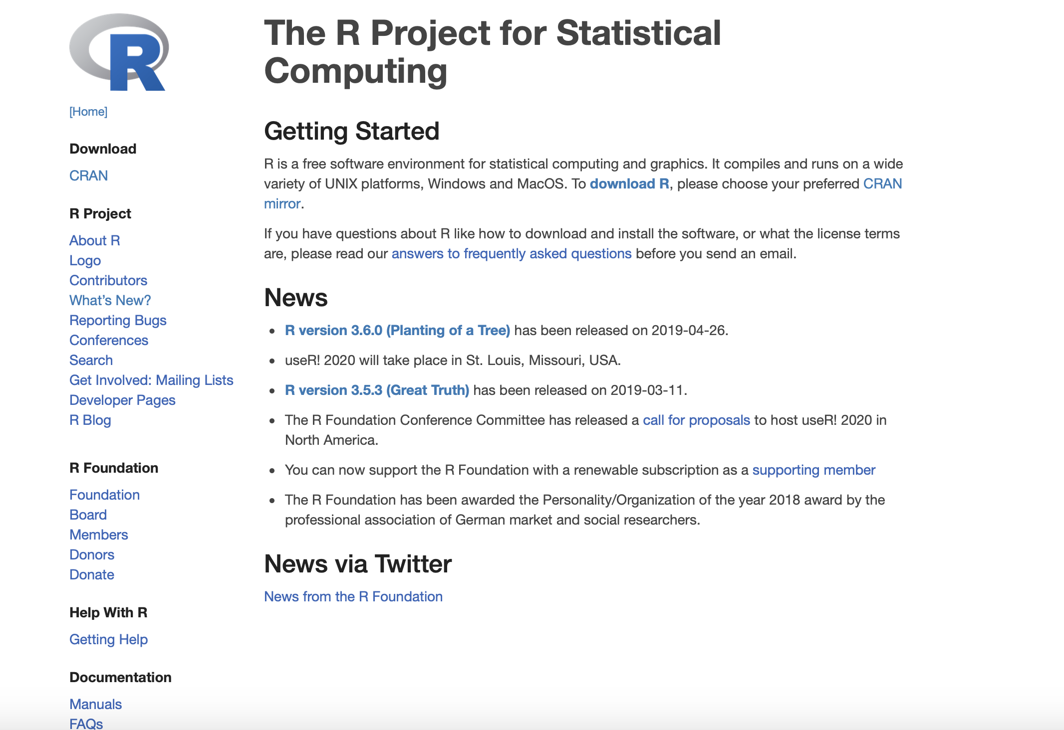 R语言的下载与安装（win&mac）_r语言downloads-CSDN博客