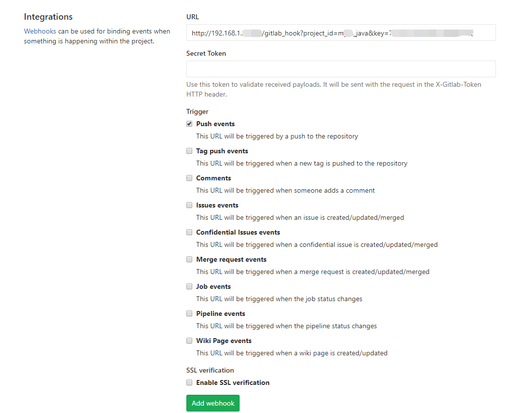 gitlab配置webhook自动更新redmine状态和gitlab提交日志_gitlab webhook 自动修改readme.md-CSDN博客