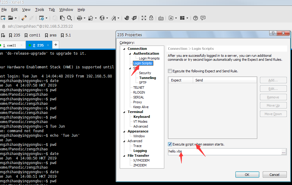 xshell添加vbs脚本_xshell导入脚本-CSDN博客