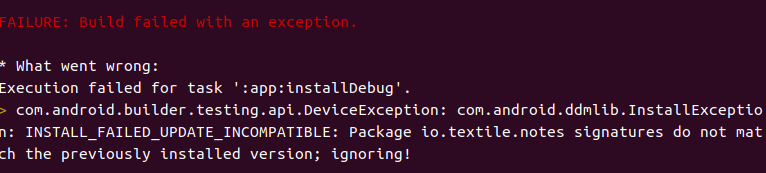 Execution failed for task ':app:installDebug'._execution failed for task ':app:installdebug ...