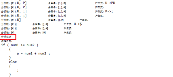 java实现LL(1)文法分析，if语句识别，赋值语句识别_if条件语句的ll1文法-CSDN博客