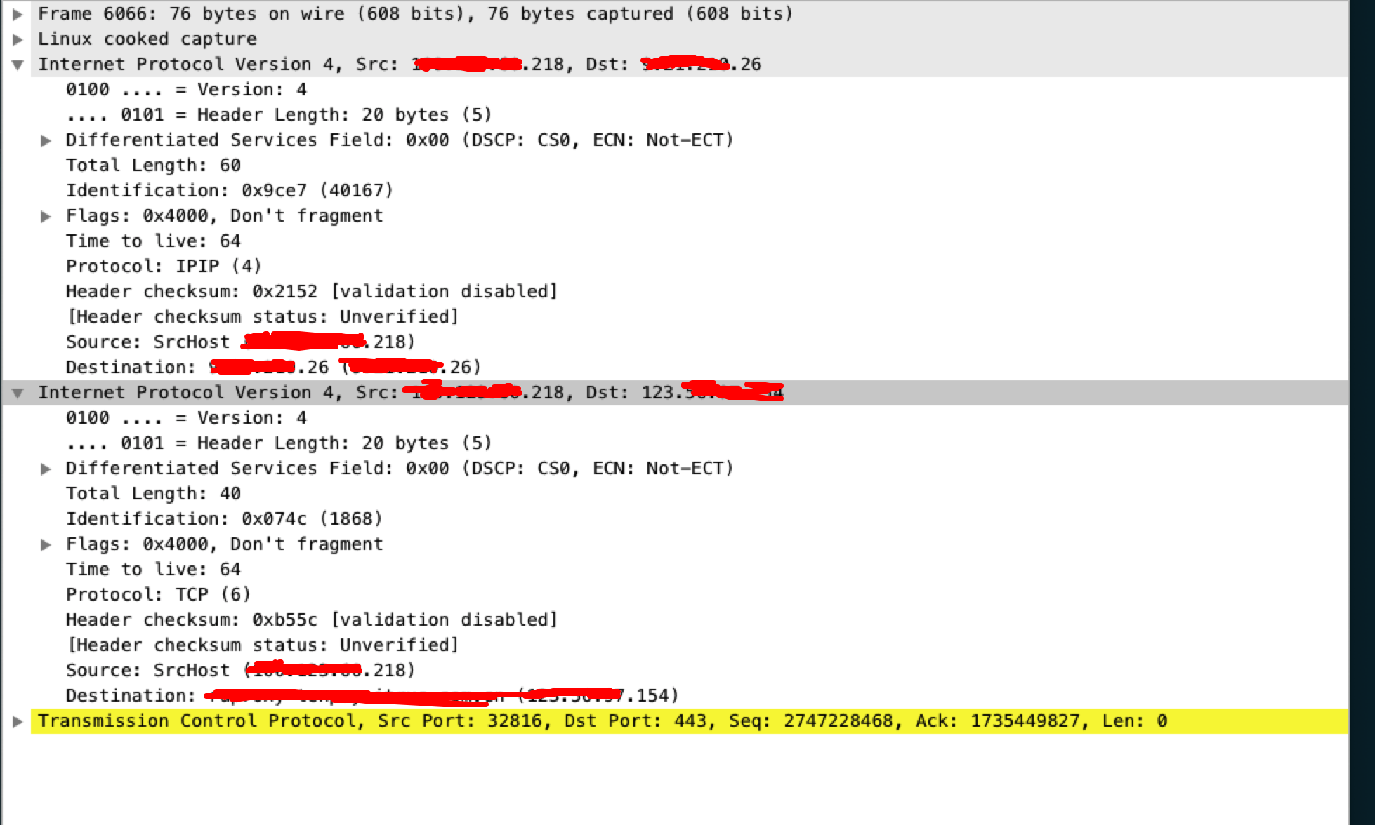 一个TCP/IP包出现两个IP地址——IPv4-in-IPv4_ipv4 in ipv4-CSDN博客
