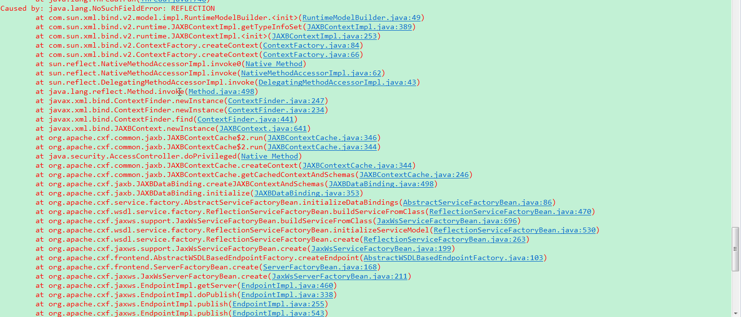 Caused by: java.lang.NoSuchFieldError: REFLECTION-CSDN博客