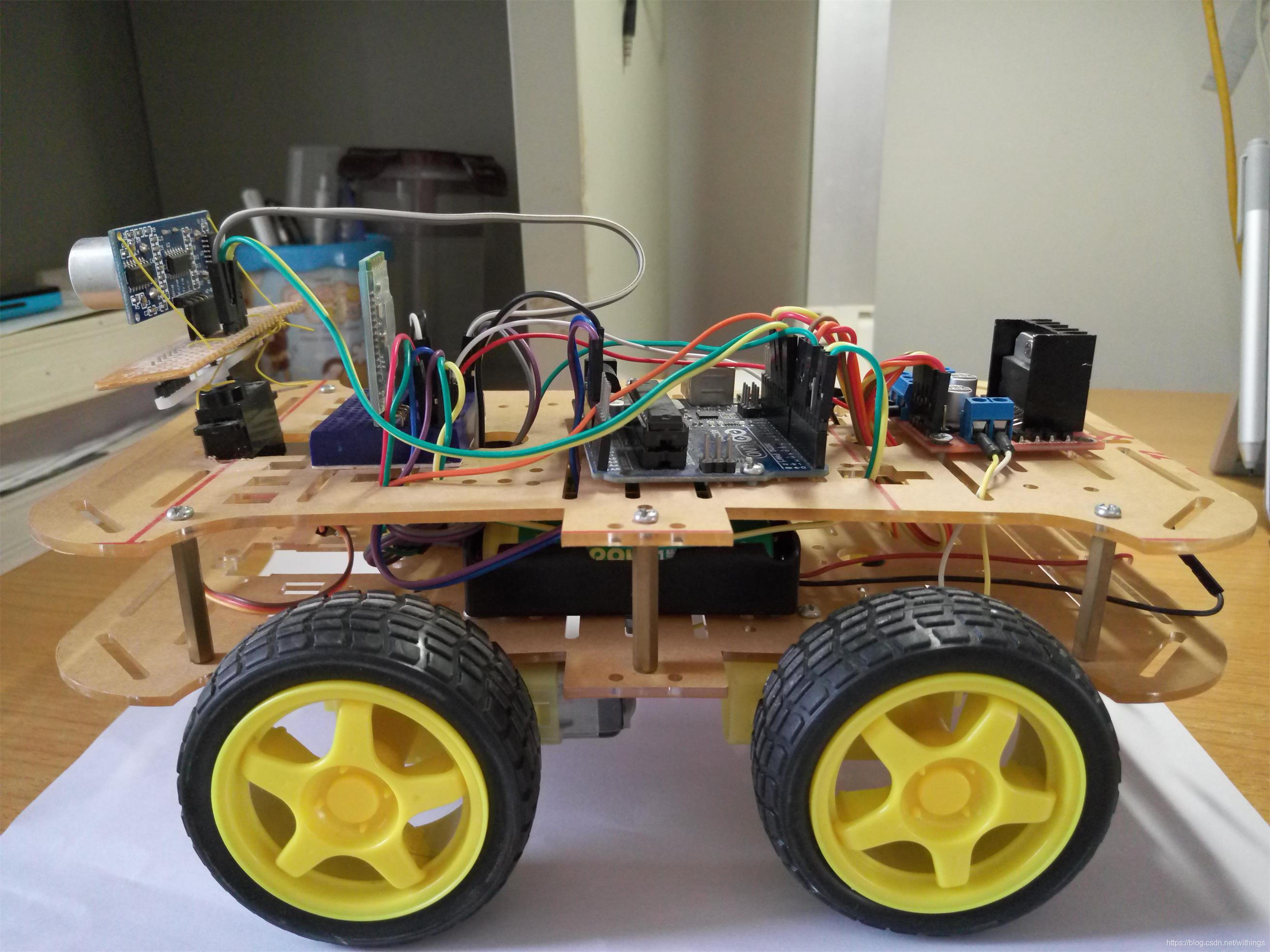 基于arduino的超声波智能避障小车基于arduino的超声波避障小车 Csdn博客