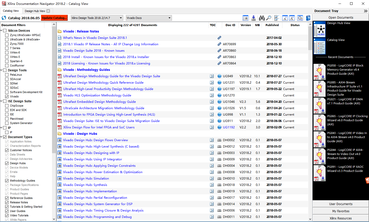 VIVADO的DocNav使用-CSDN博客