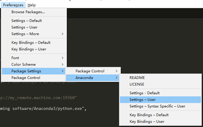 最全的sublime Text3使用anaconda包配置python编程环境教程 Sublime3 调用conda安装的包 Csdn博客