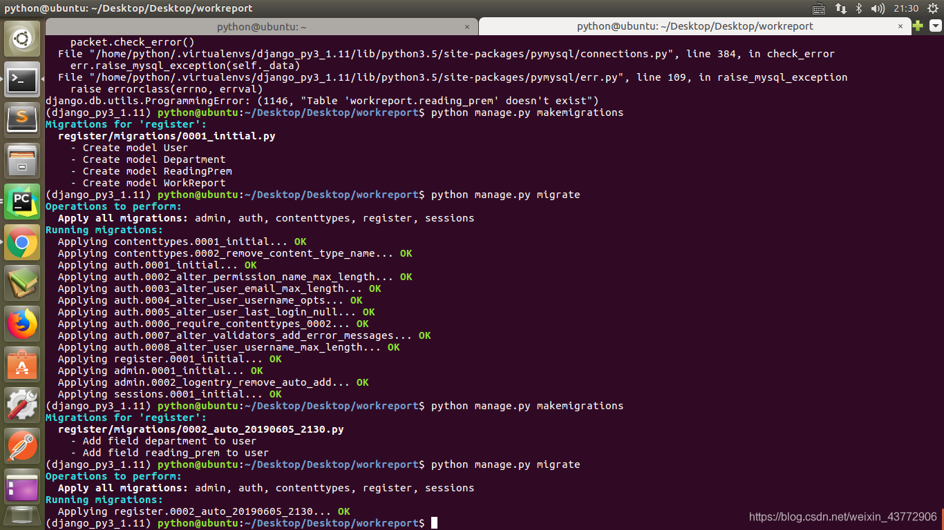 Django模型迁移问题django在迁移模型时候djangodbutilsprogrammingerror Syn Csdn博客