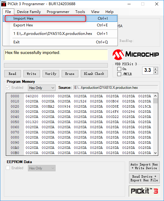 【PICkit3】PICkit3 Programmer烧写教程-CSDN博客