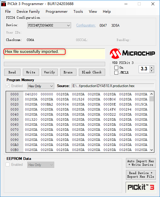 【PICkit3】PICkit3 Programmer烧写教程-CSDN博客