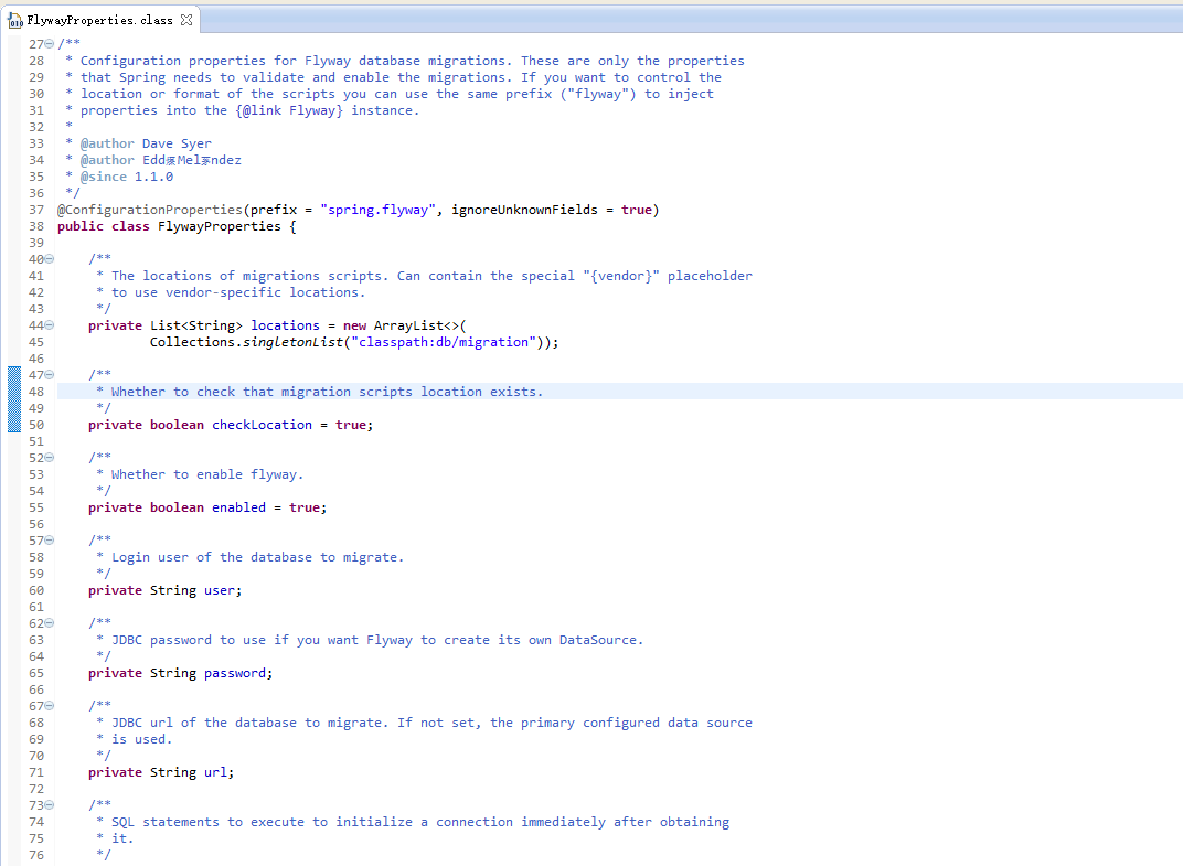 Spring boot结合flyway进行数据迁移_spring: flyway: baseline-on-migrate: true-CSDN博客