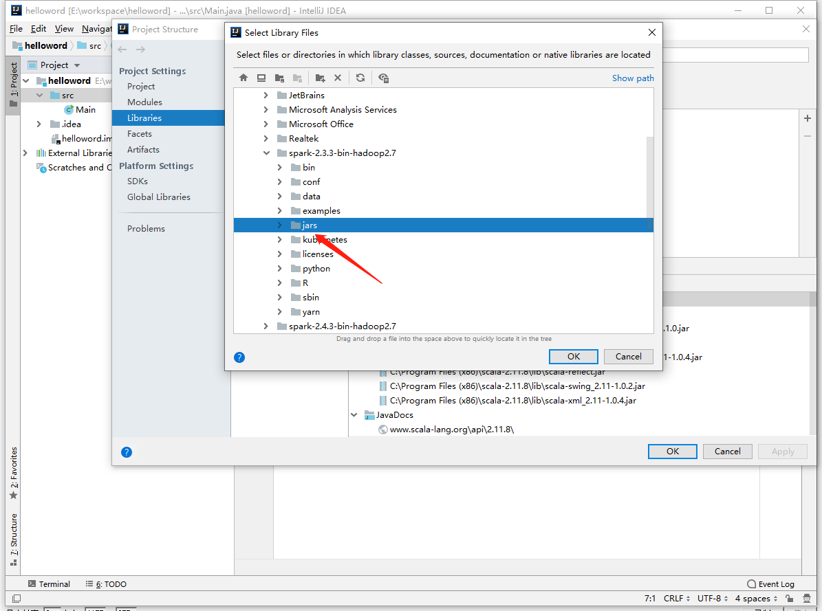 IDEA安装Spark_在idea下载spark,jars-CSDN博客
