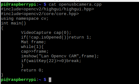树莓派摄像头（原装Csi）用Opencv打开笔记（C++）_树莓派编写c++文件使用opencv读取树莓派官方rev1.3摄像头-CSDN博客